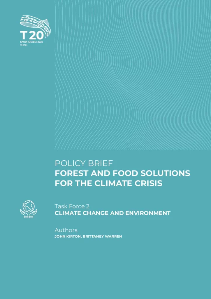 Forest and food solutions for the climate crisis – The Global Solutions Initiative