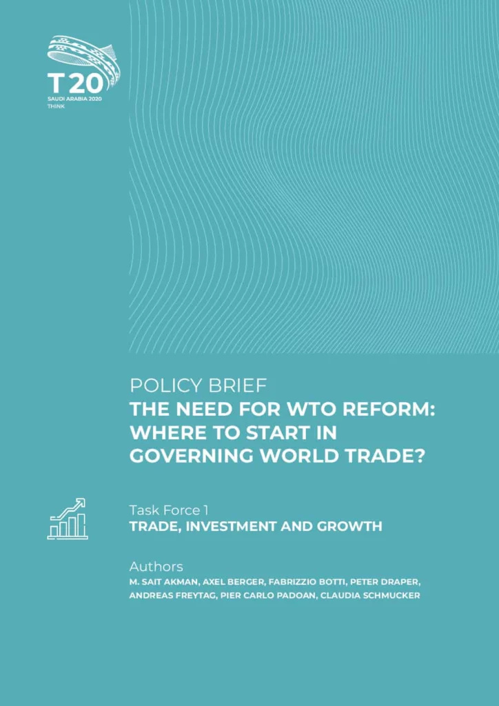 The need for WTO reform: Where to start in governing world trade? – The ...