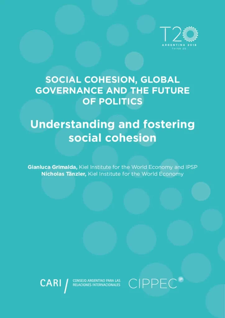 Understanding and fostering social cohesion – The Global Solutions ...