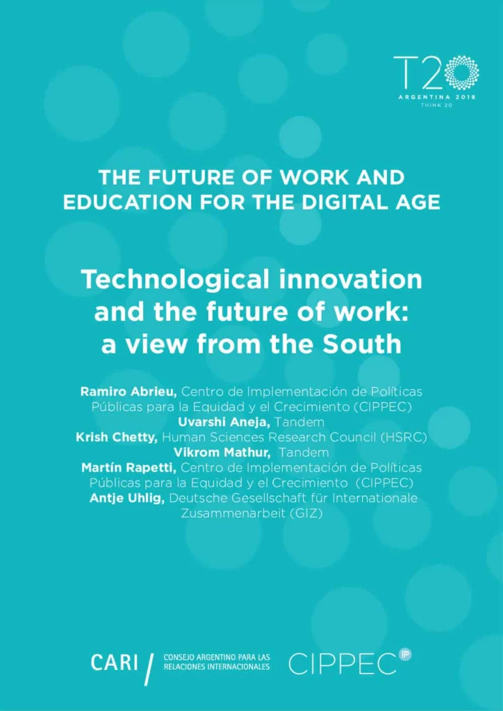 Technological Innovation and the Future of Work: A View From the South ...