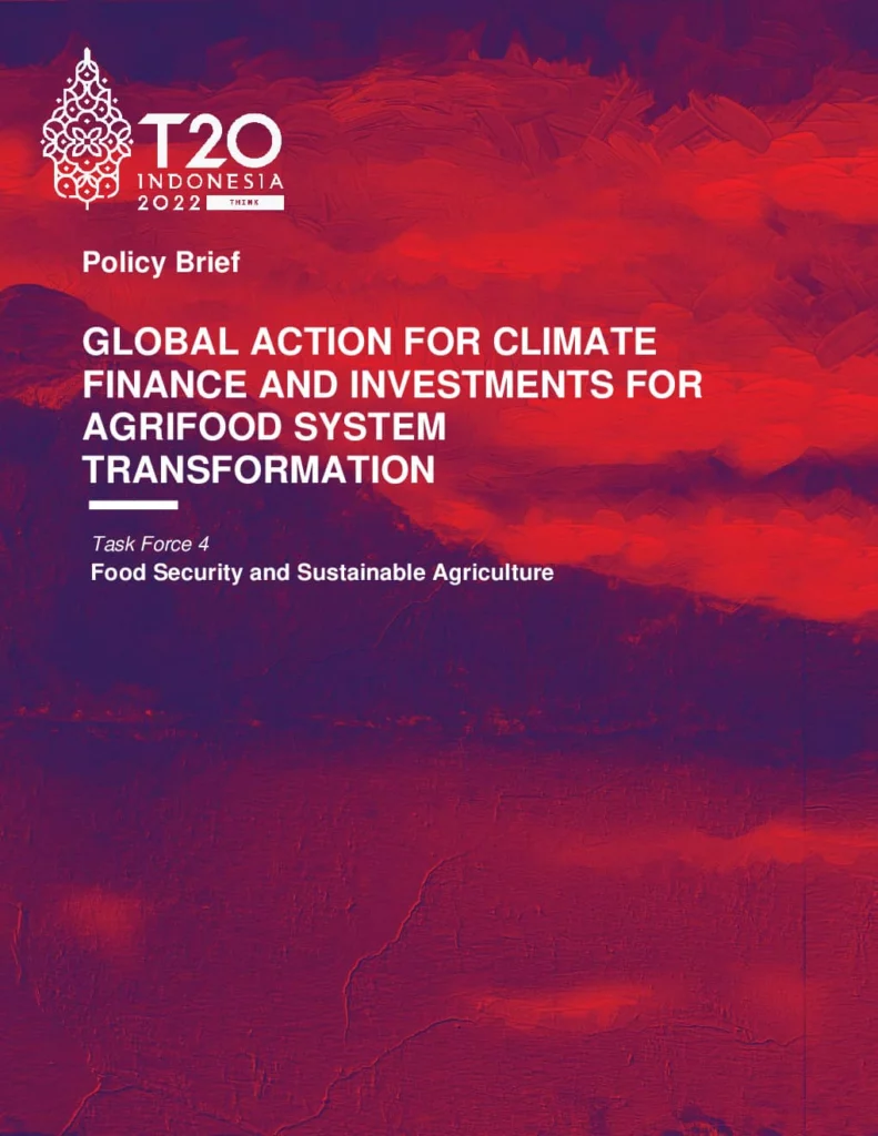 Global Action For Climate Finance And Investments For Agrifood System