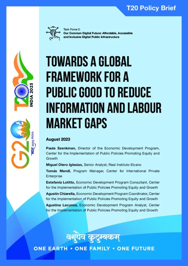 Towards a Global Framework for a Public Good to Reduce Information and ...