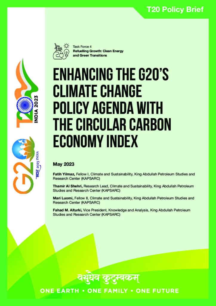 Enhancing the G20’s Climate Change Policy Agenda with the Circular ...