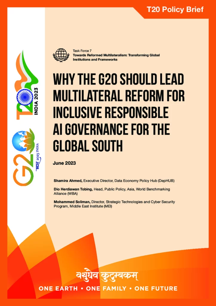 Why the G20 Should Lead Multilateral Reform for Inclusive Responsible ...