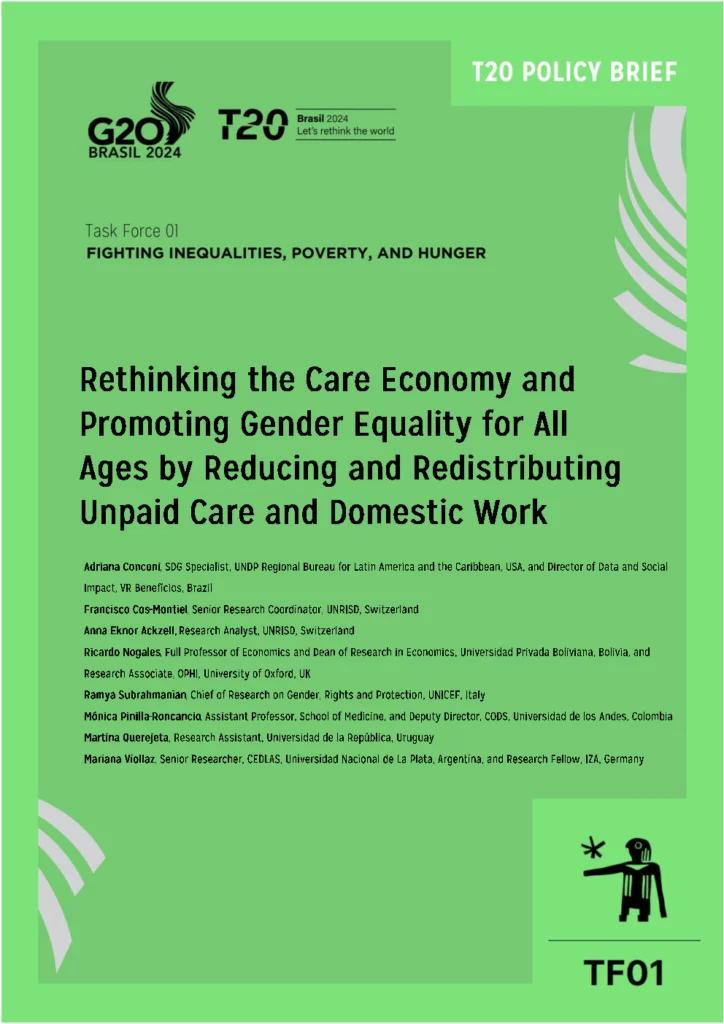 Rethinking The Care Economy And Promoting Gender Equality For All Ages ...