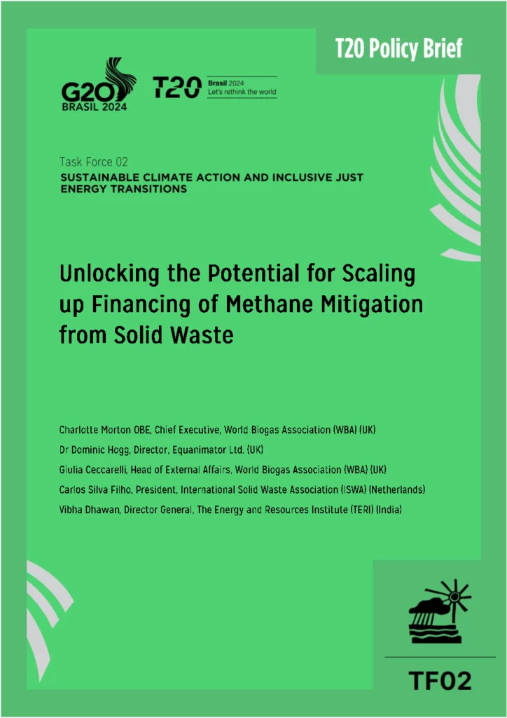 Unlocking The Potential For Scaling Up Financing Of Methane Mitigation ...