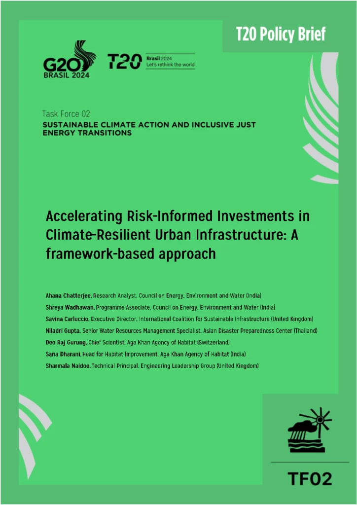 Accelerating Risk-informed Investments In Climate-resilient Urban ...