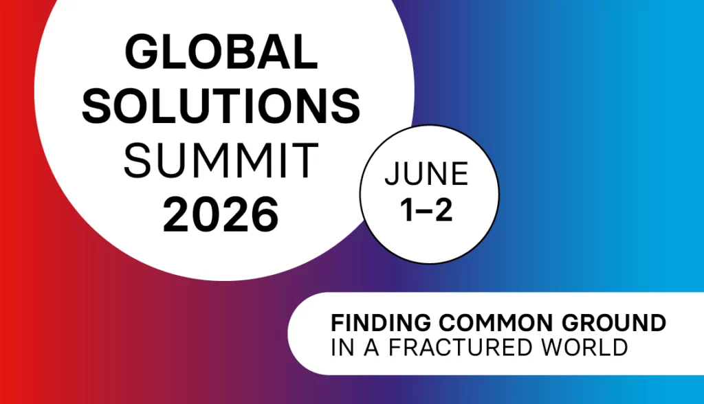 Global Solutions Summit 2026 – The Global Solutions Initiative